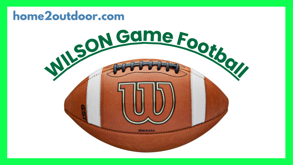 WILSON GST Leather Game Football Review - Home 2 outdoor